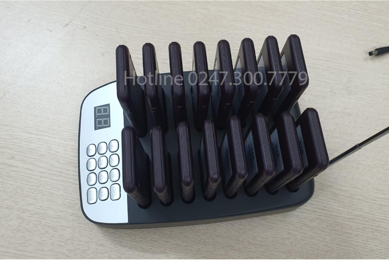 Bộ 16 thẻ rung tự phục vụ dùng cho nhà hàng bán kính 30m