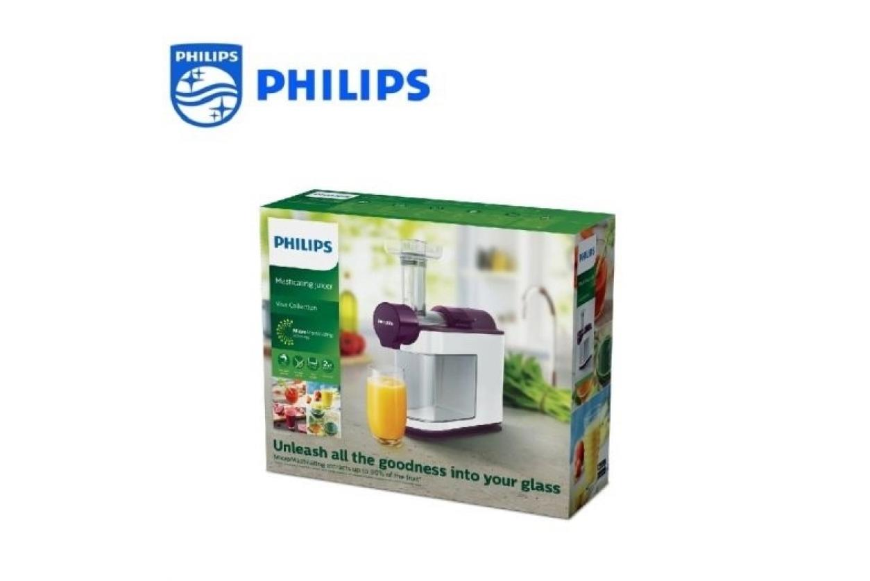 Máy ép chậm Philips HR1891/80 chuyên ép rau củ quả, và cỏ lúa mì