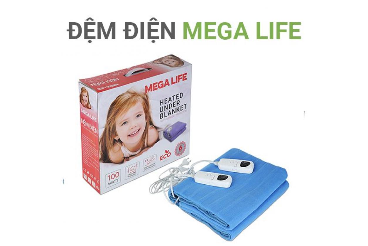 Đệm điện Mega life 2018 Hàn quốc 2 vùng nhiệt