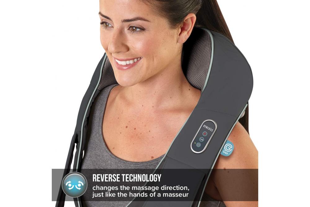 Đai massage Shiatsu GEL HoMedics NMS-700RCG-EU của Mỹ