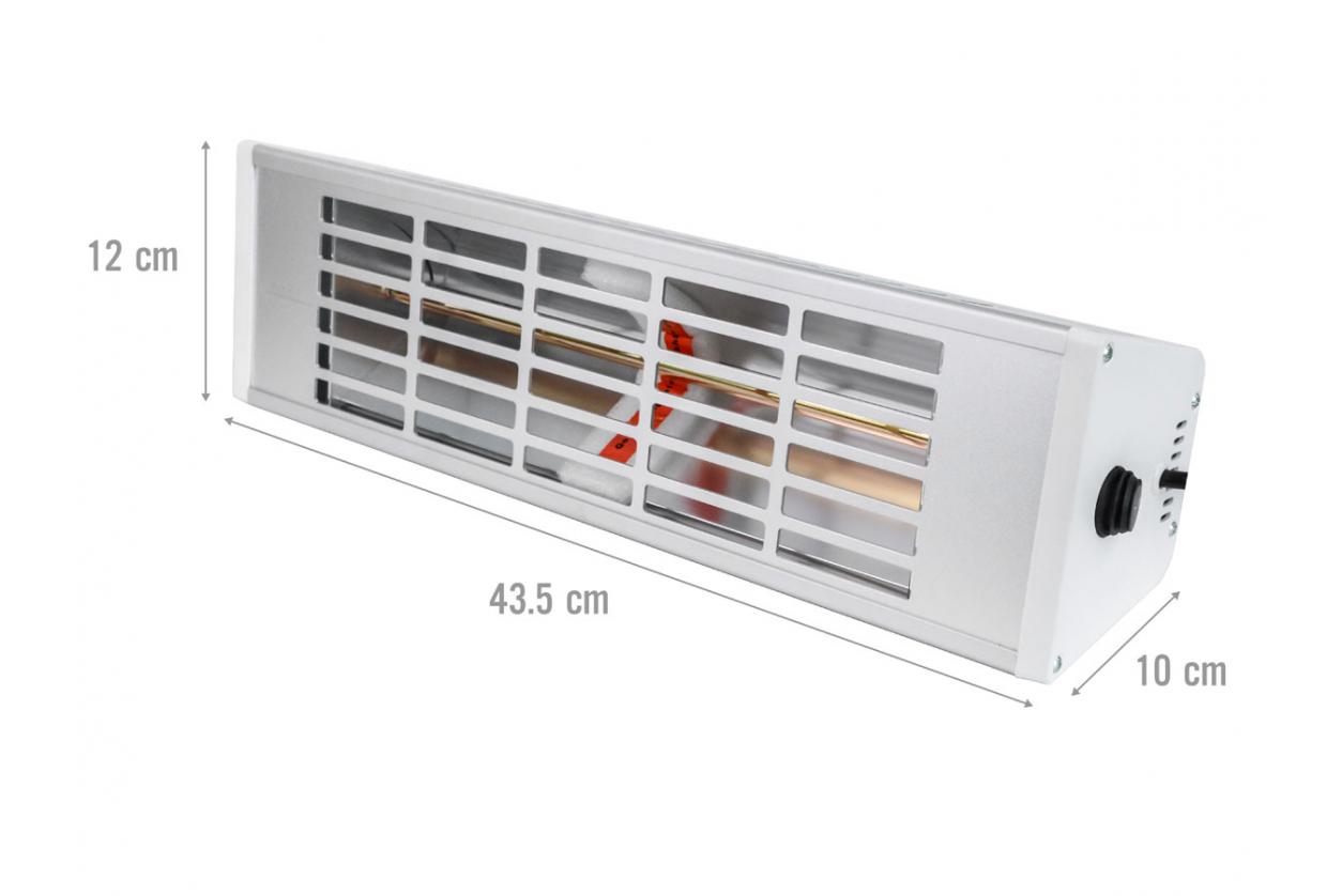 Đèn sưởi nhà tắm Heizen HE-IT610 chống chói mắt