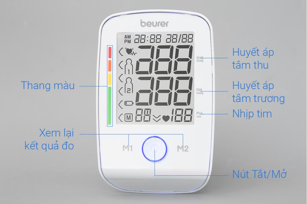 Máy đo huyết áp bắp tay Beurer BM45 hàng chính hãng