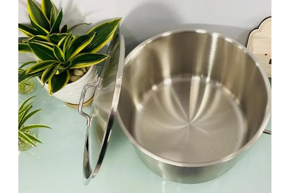 Nồi luộc gà Inox 3 lớp Behome đường kính 28cm